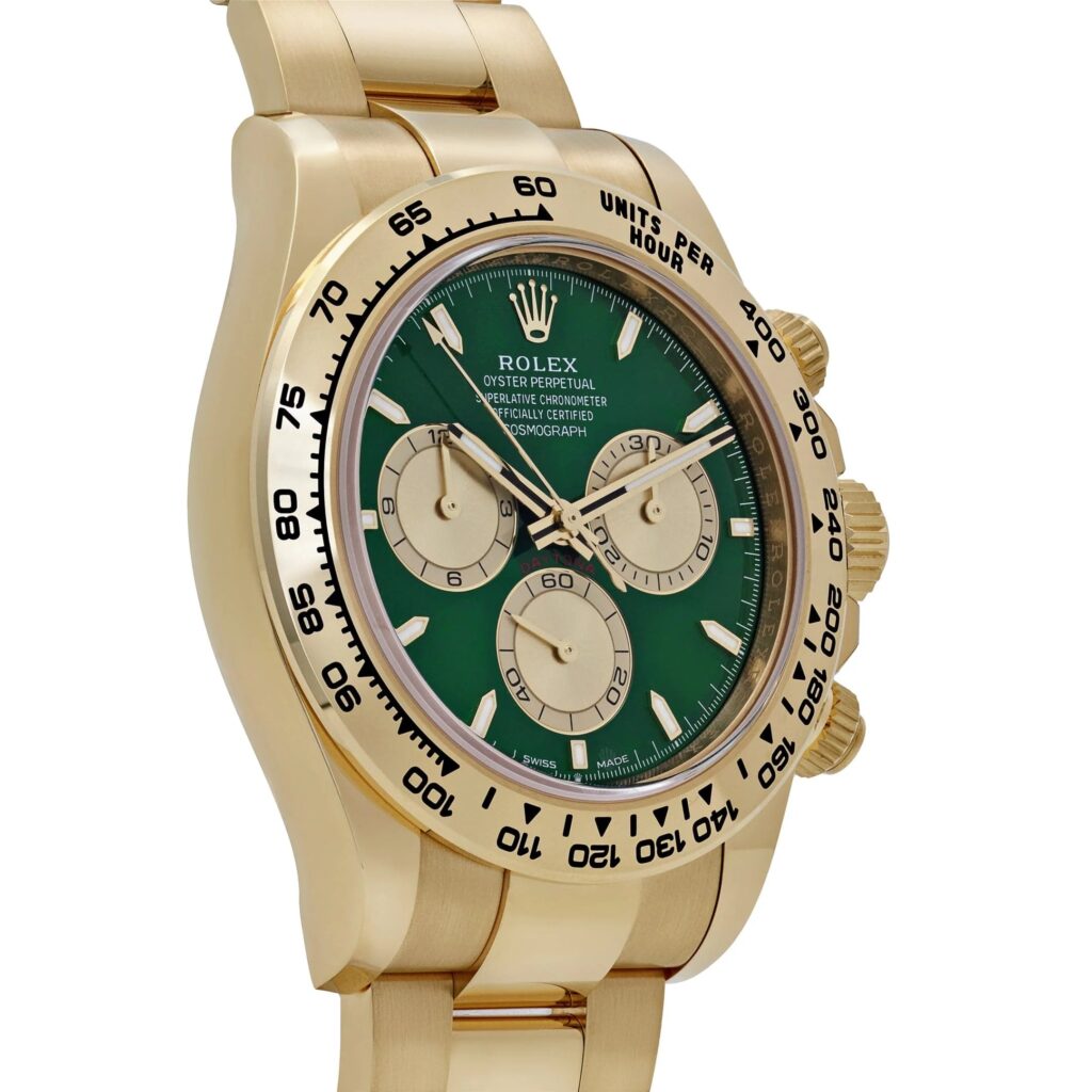 Rolex Daytona 126508 ‘John Mayer 2.0’ Yellow Gold Bright Green and ...
